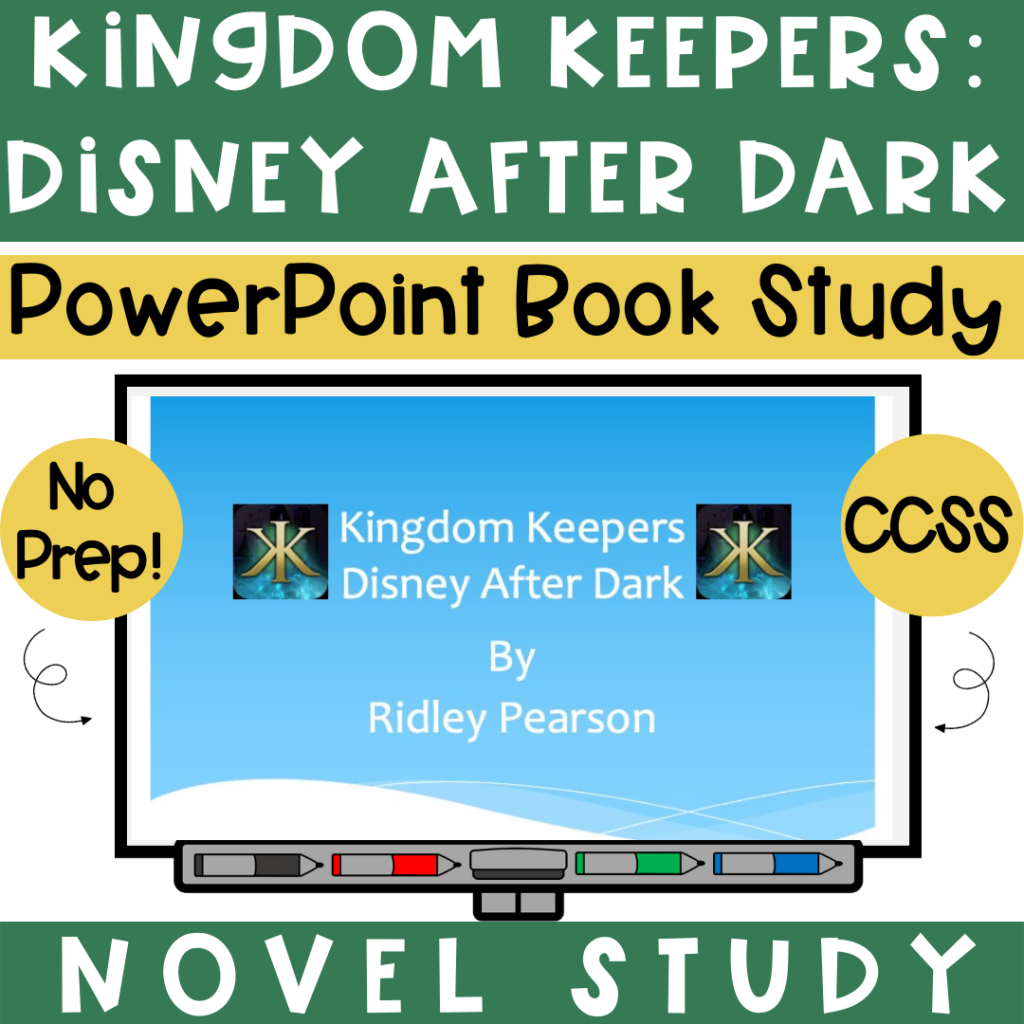 Kingdom Keepers Disney After Dark Novel Study PowerPoint - Blazer Tales